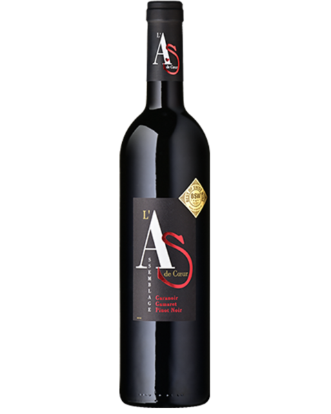 L’As de Coeur assemblage de cépages rouges Vaud AOC 2020 | le-shop-vin.ch